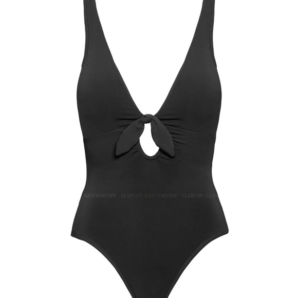 Robin Piccone | Swim | Robin Piccone Ava Plunge One Piece Black | Poshmark